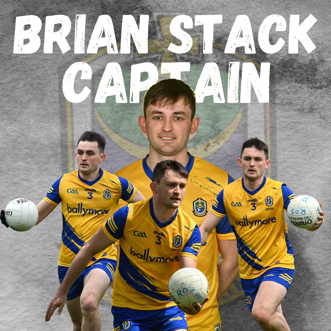 Brian Stack is the new Roscommon Senior Football Captain. - GAA Roscommon