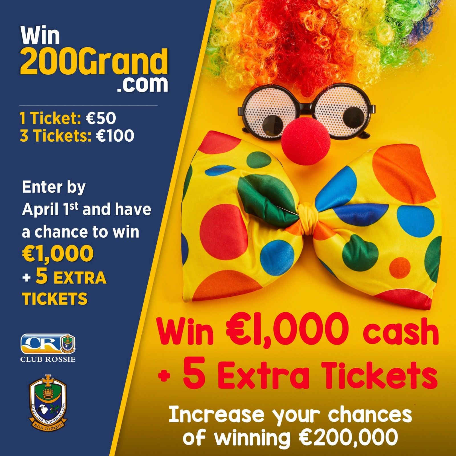 "Win 200 Grand" Update - GAA Roscommon