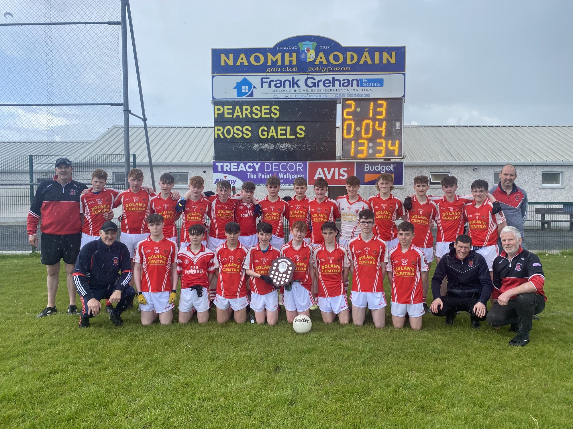 Padraig Pearses are Roscommon Division 1 Feile Champions - GAA Roscommon