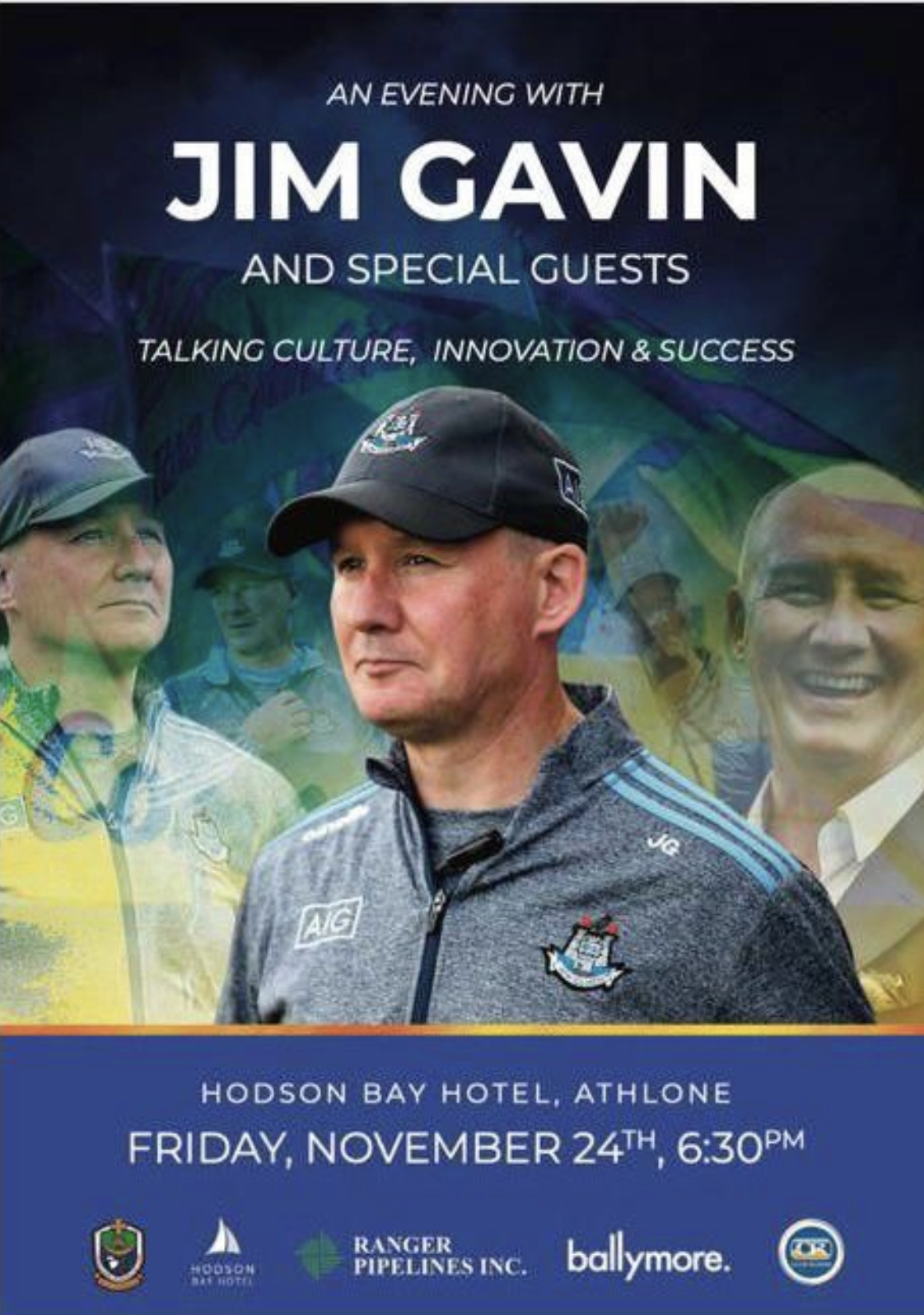 An Evening With Jim Gavin - Schedule - GAA Roscommon