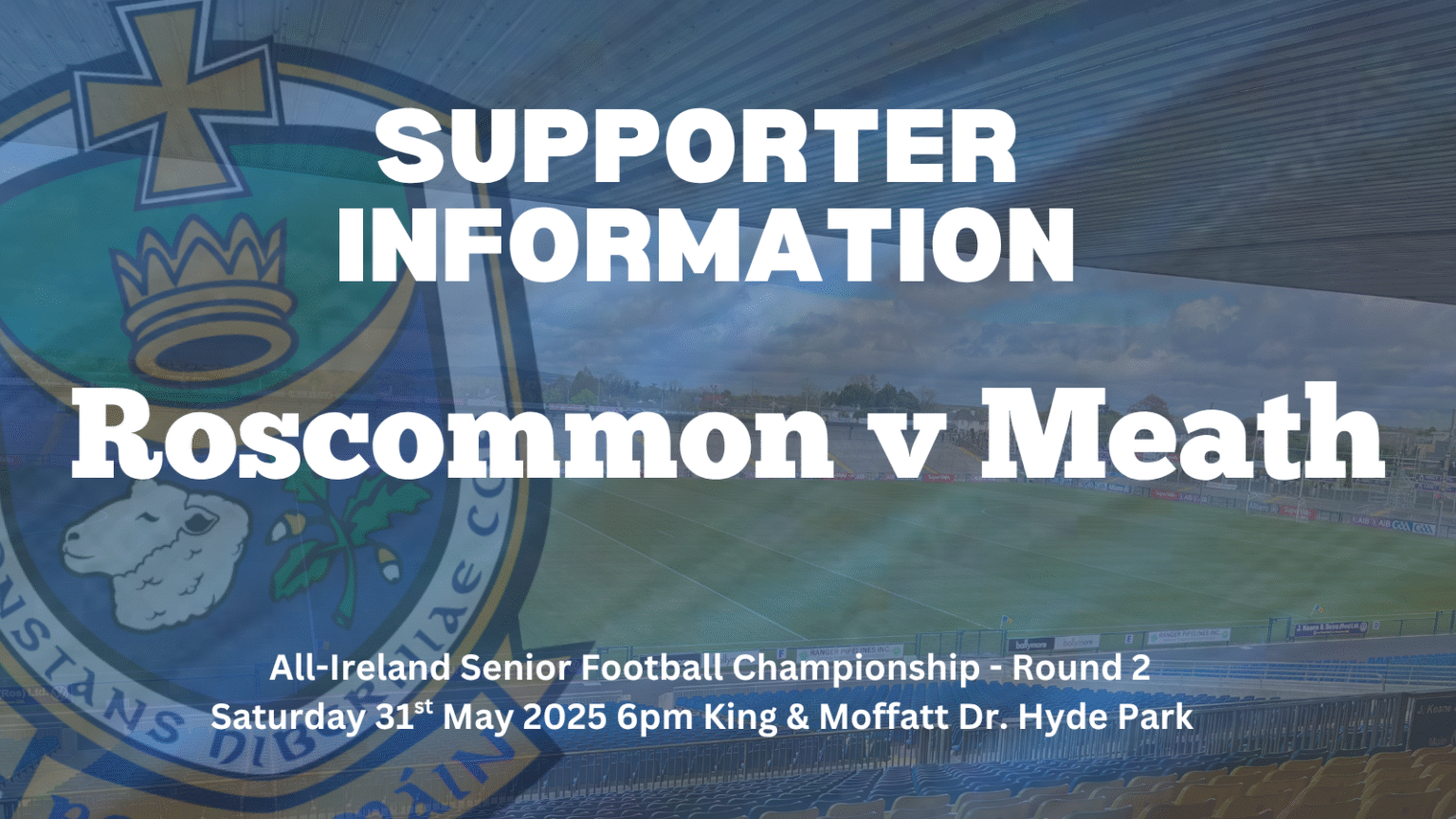 Match Information - Roscommon v Meath - GAA Roscommon
